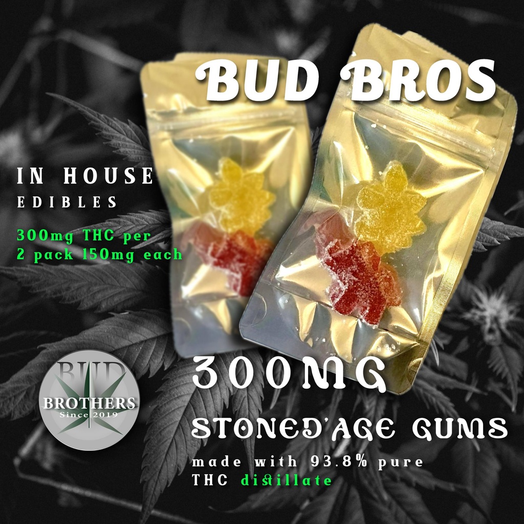 Bud Brothers - THC Stoned Age Gummies - 300MG | Smack That